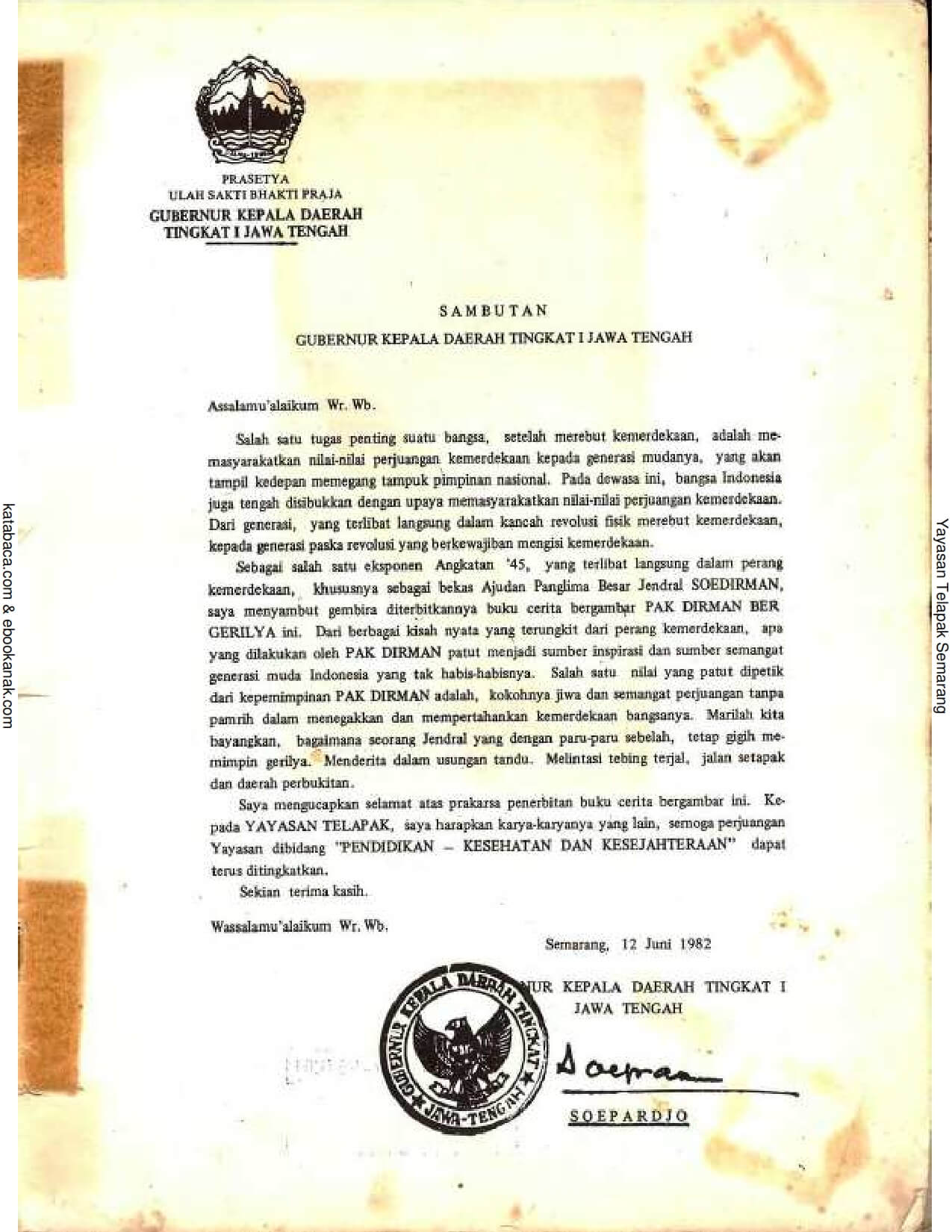 Perjuangan Kemerdekaan Pak Dirman Bergerilya - elibrary.id
