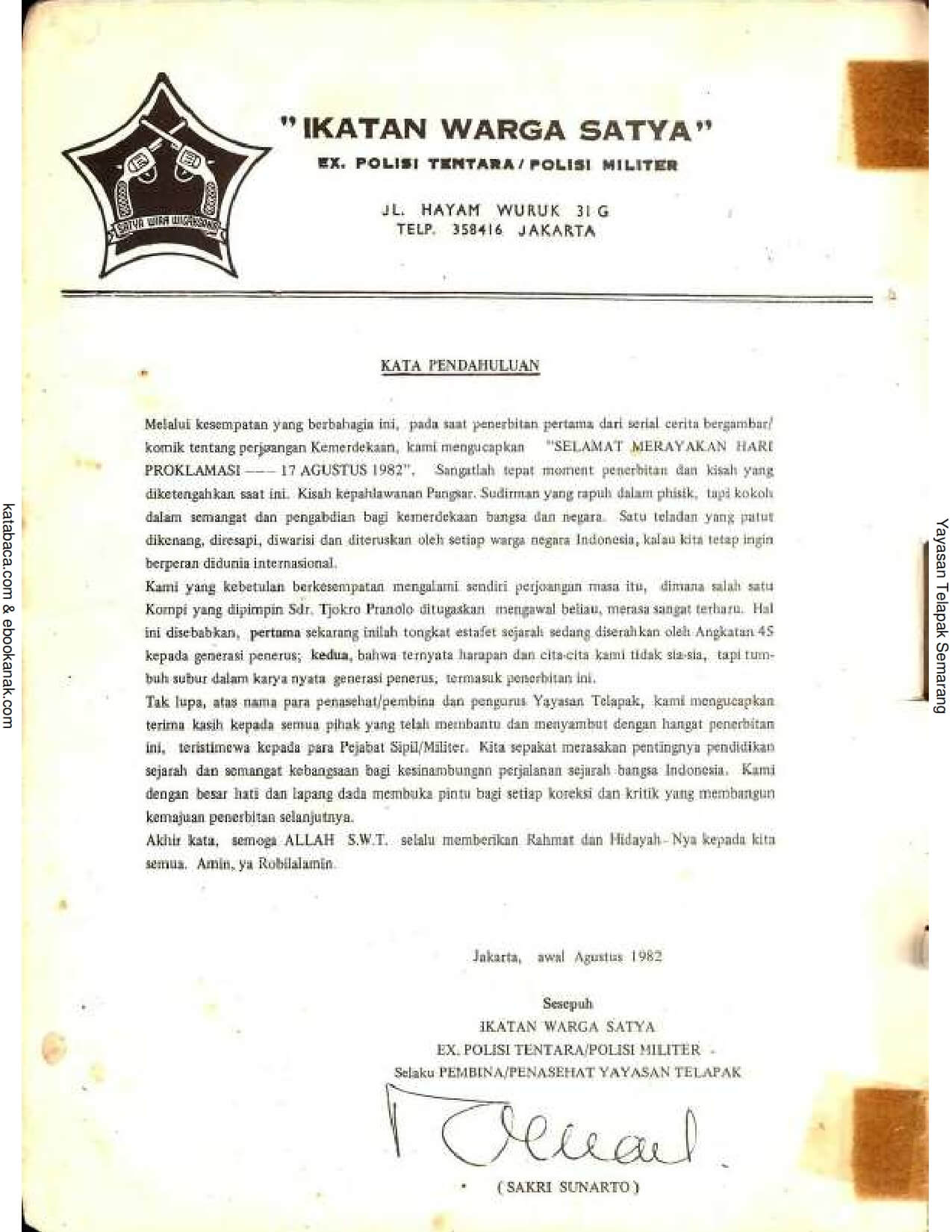 Perjuangan Kemerdekaan Pak Dirman Bergerilya - elibrary.id