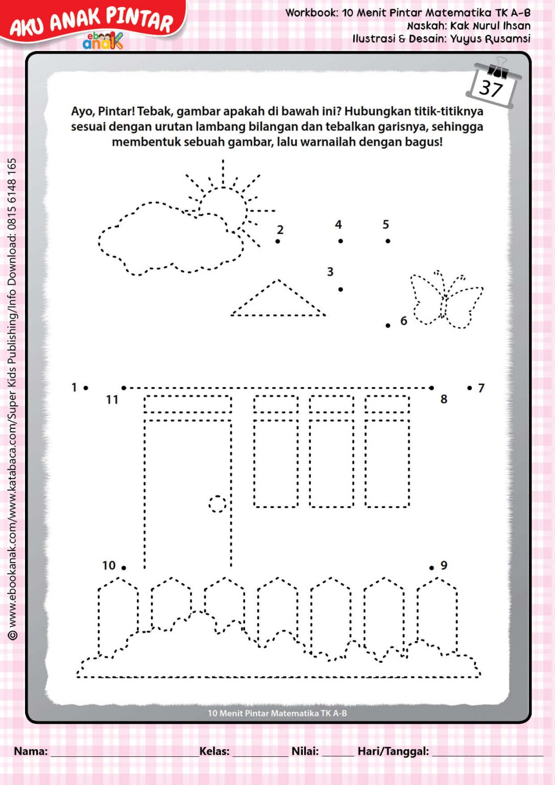 Menebalkan Garis dan Mewarnai Gambarnya - elibrary.id
