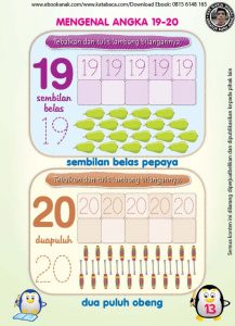 Mengenal Angka 19-20 - elibrary.id