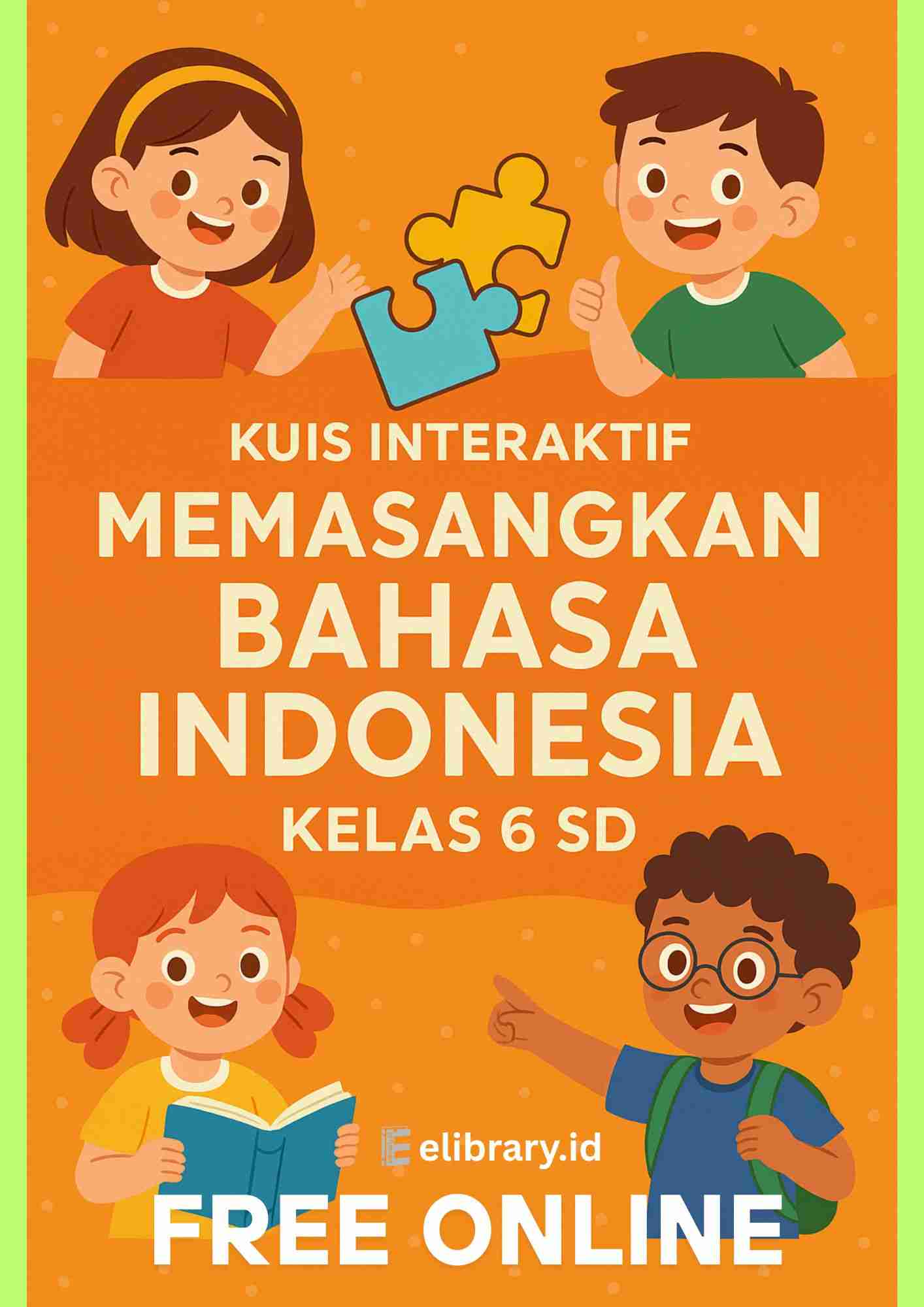 Kuis Interaktif Memasangkan Gambar: Bahasa Indonesia Kelas 6 SD ...